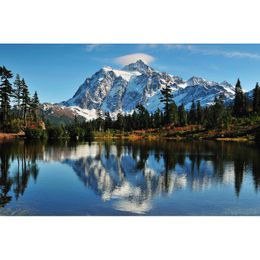 papermoon Fototapete &raquo;Berg Shuksan&laquo; bunt Vlies B/L: 3m x 2,23m, Bahnen: 6 Stk.