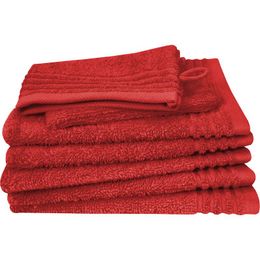 Dyckhoff Waschhandschuh &raquo;Waschhandschuh-Set BRILLANT 6-tlg., Baumwolle, 550 g/m&sup2;&laquo; Baumwolle Frottier, Baumwolle B/L: 16cmx21cm, 6 Stk., Frottier