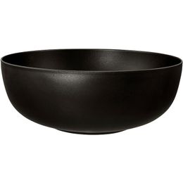 Seltmann Weiden Sch&uuml;ssel &raquo;Liberty - Velvet Black&laquo; 1 Stk. aus Porzellan Schale rund, 28 cm schwarz Porzellan &Oslash; 28,2cm