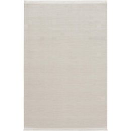 Sehrazat Teppich &raquo;Diamond 7850, auch als L&auml;ufer&laquo; rechteckig 8 mm H&ouml;he Kurzflor, Vintage, Viskose, leichter Glanz, mit Fransen, Wohnzimmer beige Polyester, 