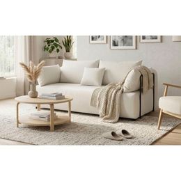 Collection AB Schlafsofa &raquo;Maria, B: 191 cm, Liegefl. 143x190 cm&laquo; Bettfunktion & Bettkasten, Federkern & Zierkissen, freistehend wei&szlig; 100%Polyester B/H
