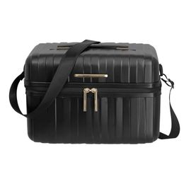 Travelite Damen Travelite Beautycase &raquo;BARBARA NOVELTY Kosmetikkoffer&laquo; mit Trolley-Sleeve und flexiblem Ordnungssystem schwarz B/H/T: 37cm x 27cm x 