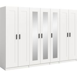 Home Affaire Kleiderschrank &raquo;Farmsen, Schlafzimmerschrank, Garderobe, Schrank&laquo; Schrank-Kombi, Schlafzimmer, Garderobenschrank, Flur, Set best. aus: 3 