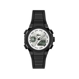 Lacoste Damen Digitaluhr &raquo;LC33&laquo; Quarzuhr, Armbanduhr, Damenuhr, Herrenuhr, Silikonarmband, digital schwarz Einheitsgr&ouml;&szlig;e