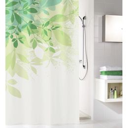 Kleine Wolke Duschvorhang &raquo;Floresta&laquo; Breite 180 cm 1 Stk. tlg. mit Beschwerungsband gr&uuml;n Polyester B/H: 180cm x 180cm