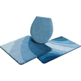 OTTO home Badematte &raquo;Josie, Badvorleger, Badezimmer Teppich&laquo; H&ouml;he 20 mm rutschhemmend beschichtet fu&szlig;bodenheizungsgeeignet schnell trocknend 