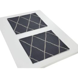 Adam Platzset &raquo;Casket Valdelana&laquo; blau Obermaterial: 100% Baumwolle B/L: 30cm x 40cm, 2 Stk., Bio-Baumwolle, eckig