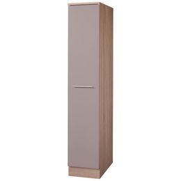 Wiho-K&uuml;chen wiho K&uuml;chen Apothekerschrank &raquo;Montana&laquo; Auszug mit 4 Ablagef&auml;chern braun B/H/T: 30cm x 165cm x 57cm, T&uuml;ren: 1 Stk.