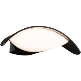 Paulmann LED Au&szlig;en-Wandleuchte &raquo;Outdoor 230V Mesana IP44 anthrazit&laquo; 1 Stk. Warmwei&szlig; IP44 grau 1, H: 6,6cm, 1 Stk.