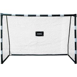 SANDORA Fu&szlig;balltor &raquo;Hattrick XL&laquo; Ron-Robert Zieler Edition, 300x200x120, schwarz/wei&szlig; schwarz Polyester, Stahl B/H/L: 300cm x 200cm x 120cm, 1 Stk. 