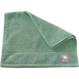 Musterring G&auml;stehandtuch &raquo;Solid&laquo; hautschmeichelnde Airtouch Qualit&auml;t gr&uuml;n Frottee, Baumwolle B/L: 30cmx50cm, 1 Stk., Frottee