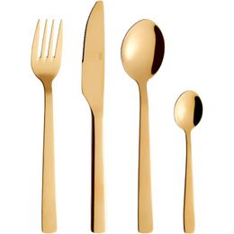 aida RAW Besteck-Set &raquo;RAW&laquo; PVD-beschichtete Oberfl&auml;che gold Edelstahl 48 Stk.
