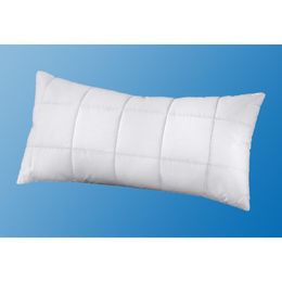 f.a.n. fan Kunstfaserkopfkissen &raquo;Greenfirst&laquo; 1 Stk. tlg. wei&szlig; Bezug: 100% Baumwolle. F&uuml;llung: 100% Polyester B/H/L: 40cm x 80cm, Baumwolle, 1 Stk.