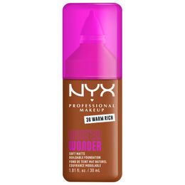 Nyx Cosmetics Nyx Professional Makeup Unisex NYX PROFESSIONAL MAKEUP Foundation &raquo;MAKE 'EM WONDER FOUNDATION&laquo; perfekter No-Makeup-Makeup-Look bis zum Full Glam braun