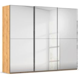 Rauch Schwebet&uuml;renschrank &raquo;Kleiderschrank Schrank Garderobe Schlafzimmerschrank SCALE-DUO&laquo; edle zweigeteilte T&uuml;ren Spiegelfront und 3 Zierleisten MADE