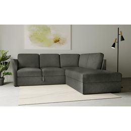 OTTO home Ecksofa &raquo;Lavars, L-Form, Schlafsofa&laquo; mit Bettfunktion und Stauraum, in zwei verschiedenen Bezugsqualit&auml;ten gr&uuml;n 62% Polypropylene, 38% 