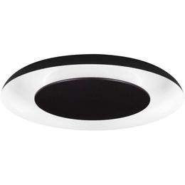 NOVA LUCE Deckenleuchte &raquo;EPOS&laquo; LED-Modul 1 Stk. warmwei&szlig; - kaltwei&szlig; schwarz-wei&szlig; 1, &Oslash; 60cm H: 6cm, 1 Stk.