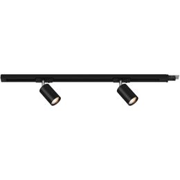 Briloner Leuchten Schienensystem-Sets &raquo;RAIL&laquo; GU10 5 Stk. Schienensystem Rail 0,75 m Schwarz max.9W Decke Wohnzimmer B&uuml;ro K&uuml;che schwarz &Oslash; 5,5cm H: 14,5cm, 5 Stk.