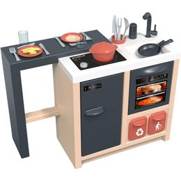 Smoby Spielk&uuml;che &raquo;Spielk&uuml;che K&uuml;cheninsel&laquo; Made in Europe braun Kunststoff Einheitsgr&ouml;&szlig;e