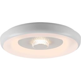 JUST LIGHT Deckenleuchte &raquo;Ls-VERTIGO&laquo; LED-Board 1 Stk. Warmwei&szlig; LED, RGB+tunable white, Fernbedienung, Infrarot inkl., Smarthome f&auml;hig wei&szlig; 1, &Oslash; 39cm 