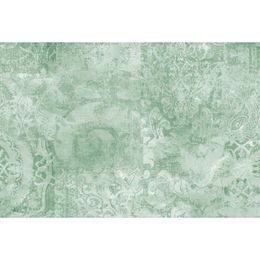 ARCHITECTS PAPER Fototapete &raquo;Atelier 47 Flourish 3&laquo; Barock glatt Barock Fototapete 4,00 m x 2,70 m 200 g Vlies Premium Tapete Vintage gr&uuml;n Vlies B/L: 4m x 2,7m