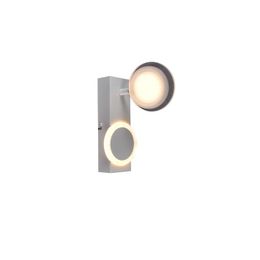Brilliant Wandstrahler &raquo;Meriza&laquo; 1 Stk. Warmwei&szlig; LED Wandspot wei&szlig; wei&szlig; 1, H: 20cm, 1 Stk.