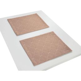 Adam Platzset &raquo;Indian Cortezada&laquo; beige Obermaterial: 100% Baumwolle B/L: 30cm x 40cm, 2 Stk., Bio-Baumwolle, eckig