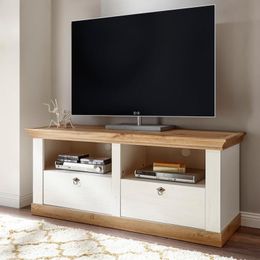 Home Affaire Lowboard &raquo;Cremona, TV-Unterteil im Landhausstil, Kommode, moderner TV-Schrank&laquo; Metallgriffe, ausreichend Stauraum, vielseitig einsetzbar 