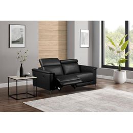 OTTO home 2-Sitzer &raquo;LUND,Naturleder, 160 cm, mit Relaxfunktion und Kopfteilverstellung&laquo; manuell od. elektrisch (m.USB-A), Federkern und 