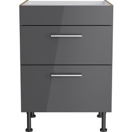 Optifit Herdumbauschrank &raquo;Klara&laquo; Breite 60 cm schwarz Holzwerkstoff wildeiche, B/H/T: 60cm x 87cm x 58,4cm