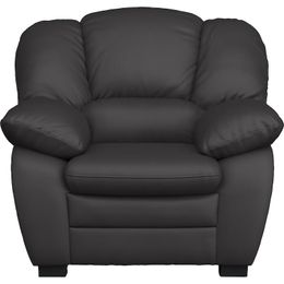 COTTA Sessel &raquo;Casino, B.110 cm, bis 120 kg belastbar&laquo; Polstergarnitur, auch als Set erh&auml;ltlich 100% Polyester Kunstleder SOFTLUX , B/H/T: 110cm x 88cm