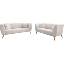 Home Affaire Polstergarnitur &raquo;Lazio modern und bequem, schmale Armlehnen, tolle Detailverarbeitung&laquo; Set, 3-Sitzer und 2-Sitzer, 2 Stk. tlg. auch als 