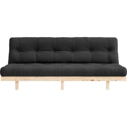 Karup Design Schlafsofa &raquo;Lean&laquo; mit Bettfunktion und Futonmatratze grau 80% Baumwolle + 20% polyester B/H/T: 190cm x 73cm x 99cm, Baumwollmix