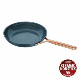 Zwilling Bratpfanne &raquo;Milano&laquo; Aluminium 1 tlg. Keramik-Antihaftbeschichtung, Induktion, Made in Italy blau &Oslash; 28cm + H&ouml;he 8cm