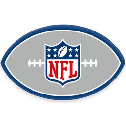 Quelle Dekokissen &raquo;NFL&laquo; hochfarbig bedruckt grau Polyester B/L: 22cm x 33cm, 1 Stk.