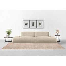 Trendmanufaktur Big-Sofa &raquo;Braga, toller Sitzkomfort, Designsofa&laquo; in moderner Optik, mit hochwertigem Kaltschaum silber 100% Polyester B/H/T: 300cm x 