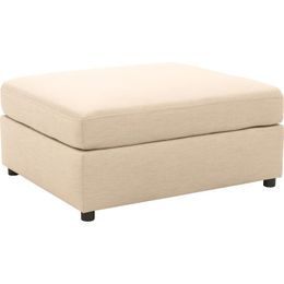 DOMO collection Polsterhocker &raquo;Solskin, individuell erweiterbar&laquo; Outdoor, gro&szlig;er Polsterhocker, B/T/H 96/78/45 cm beige 100% solution dyed Acryl B/H/T