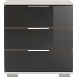 wimex Nachtkonsole &raquo;Easy&laquo; mit Glas- oder Spiegelfront wei&szlig; B/H/T: 52cm x 56cm x 38cm, 3 Stk.