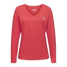 Vivance By Lascana Schlafshirt 'Dreams' Damen Gr&ouml;&szlig;e M rot