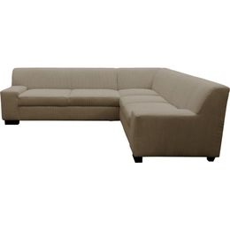 OTTO home Ecksofa &raquo;Faxe 249 x 214 cm, auch mit Schlaffunktion&laquo; L-Form, aus haustierfreundlichem Pet Friendly Cord beige 90% Polyester, 10% Nylon B/H/T