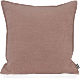 HOCK Dekokissen &raquo;Lucky&laquo; Sofakissen inkl. F&uuml;llung, 70x40cm, einfarbig, creme ecru, Dekokissen rosa Polyester B/L: 45cm x 45cm, 1 Stk.