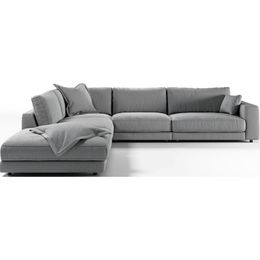 3C Candy Ecksofa &raquo;Enisa II, bequem und komfortabel, gro&szlig;es Familiensofa, L-Form&laquo; incl. 3 Flatterkissen, wahlweise mit Flecken-Schutz-Bezug Easy care 