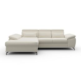 Sit & More sit&more Ecksofa &raquo;Cabrio L-Form, B: 295 cm, mit Sitztiefen-, Arm- & Kopfteilverstellung&laquo; 2 Nierenkissen, Federkern, optional Schlaffunktion und 