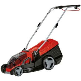 Einhell Akkurasenm&auml;her &raquo;GE-CM 36/36 Li SET&laquo; mit 2 Akkus und Ladeger&auml;t rot Inkl. 2 Power X-Change System-Ladeger&auml;te