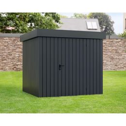 EcoStar Ger&auml;tehaus 'Euroline EFD5 Trend-Sk' anthrazitgrau 229 x 229 x 203 cm, Einzelt&uuml;r