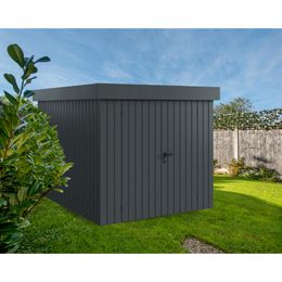 EcoStar Ger&auml;tehaus 'Euroline EFD6 Trend-Sk' anthrazitgrau 229 x 277 x 203 cm, Doppelt&uuml;r
