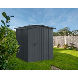 EcoStar Ger&auml;tehaus 'Euroline ESD2 Trend-Sk' anthrazitgrau 189 x 181 x 199 cm, Einzelt&uuml;r