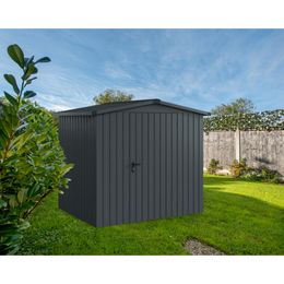 EcoStar Ger&auml;tehaus 'Euroline ESD4 Trend-Sk' anthrazitgrau 214x 166 x 203 cm, Einzelt&uuml;r