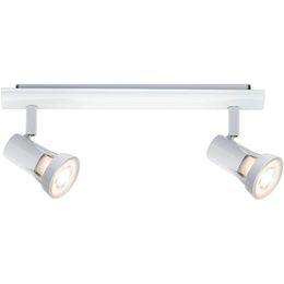 Paulmann LED Deckenleuchte &raquo;Teja&laquo; GU10 1 Stk. GU10 wei&szlig; 2, H: 12cm, 1 Stk.