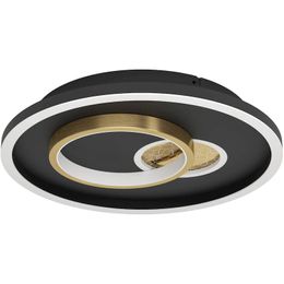 Eglo Deckenleuchte &raquo;Tiriolo LED Deckenlampe, geometrisch, Metall und Kunststoff, Flurlampe&laquo; LED-Modul 1 Stk. Warmwei&szlig; Wand-/Deckenleuchte - H6 x &Oslash;38 